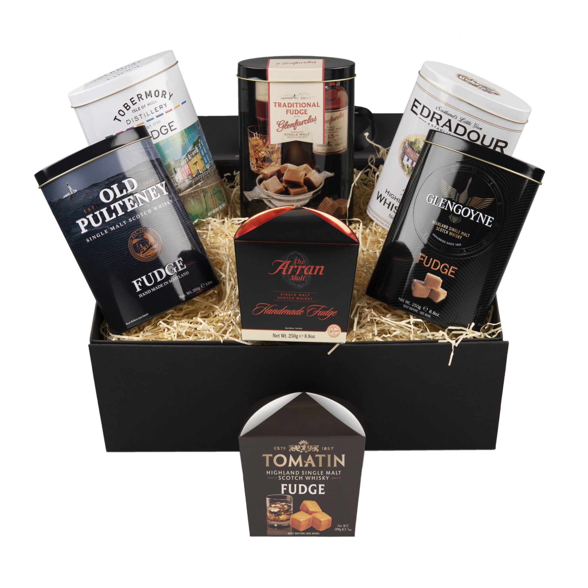 Edradour Malt Whisky Fudge Tin 250g - Gardiners